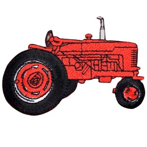 Tractor Applique Patch Farm Equipment, Farmer Badge 3.5 iron On - Etsy