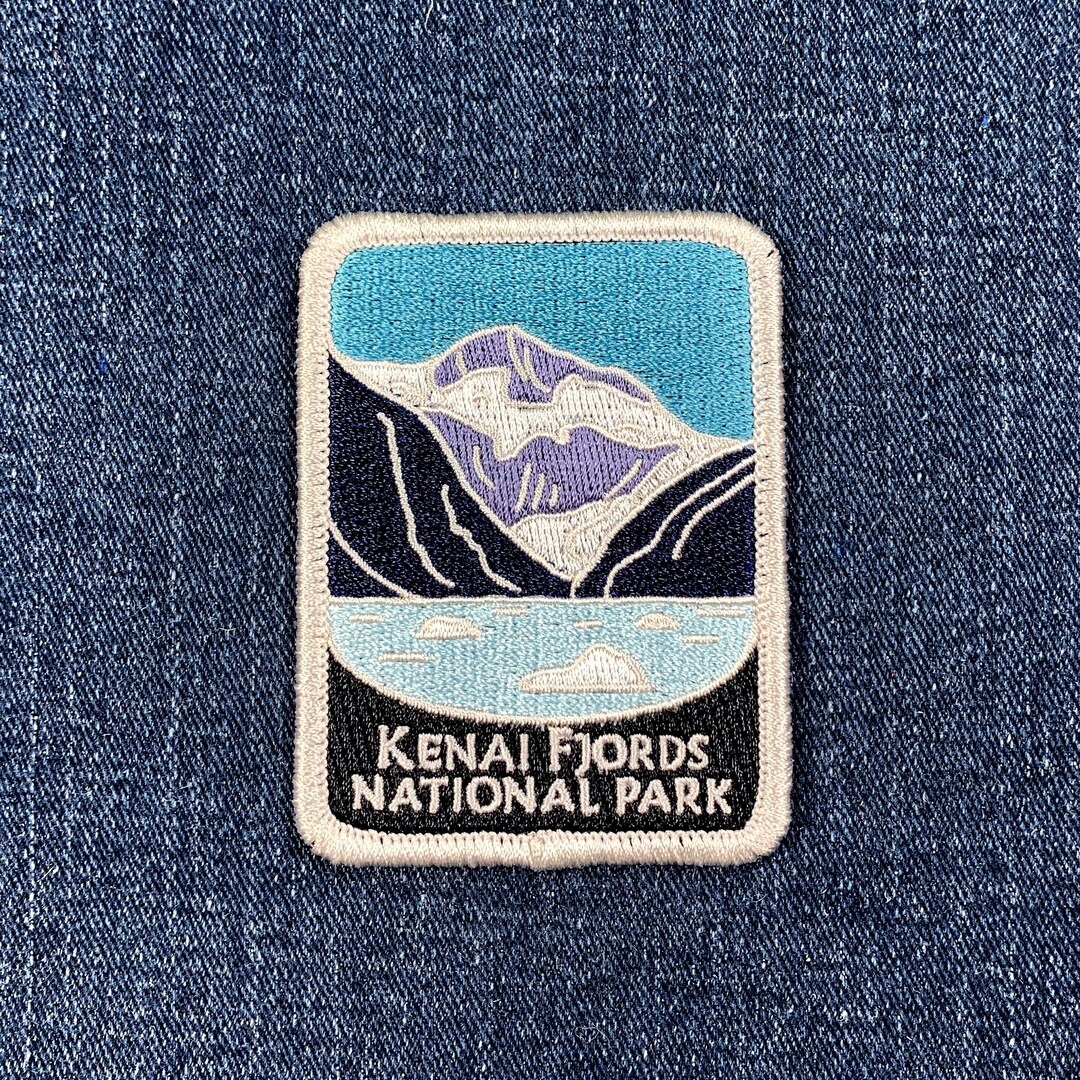 Kenai Fjords National Park Patch - Embroidered Alaska Badge 2-7/8 ...