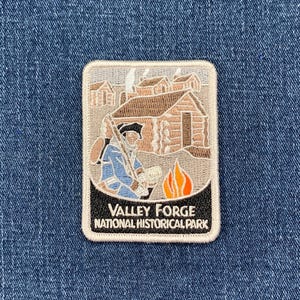 Valley Forge Patch - National Park Pennsylvania Revolutionary War 3 ...
