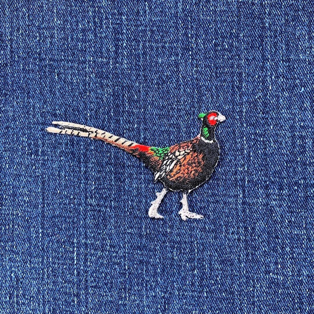 Ring-necked Pheasant Applique Patch - Embroidered Bird Badge 3" (iron On) - Etsy