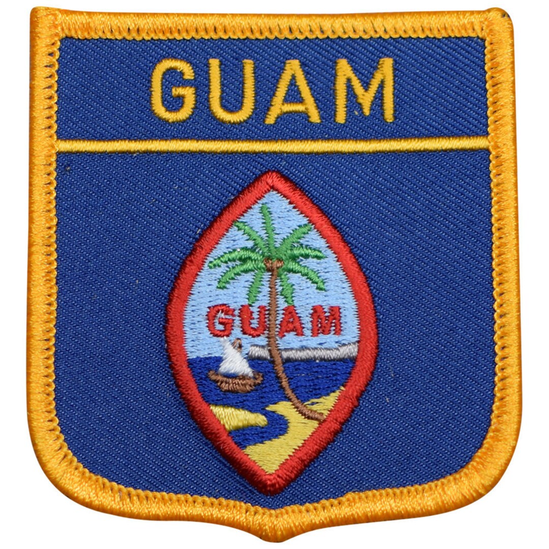 Guam Patch - Micronesia, Hagåtña, Dededo, Guamanian Badge 2.75" (iron ...