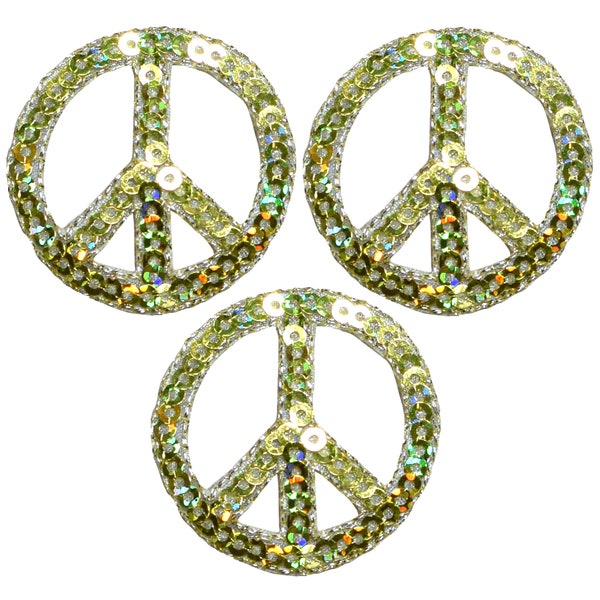 Peace Sign Applique - Etsy