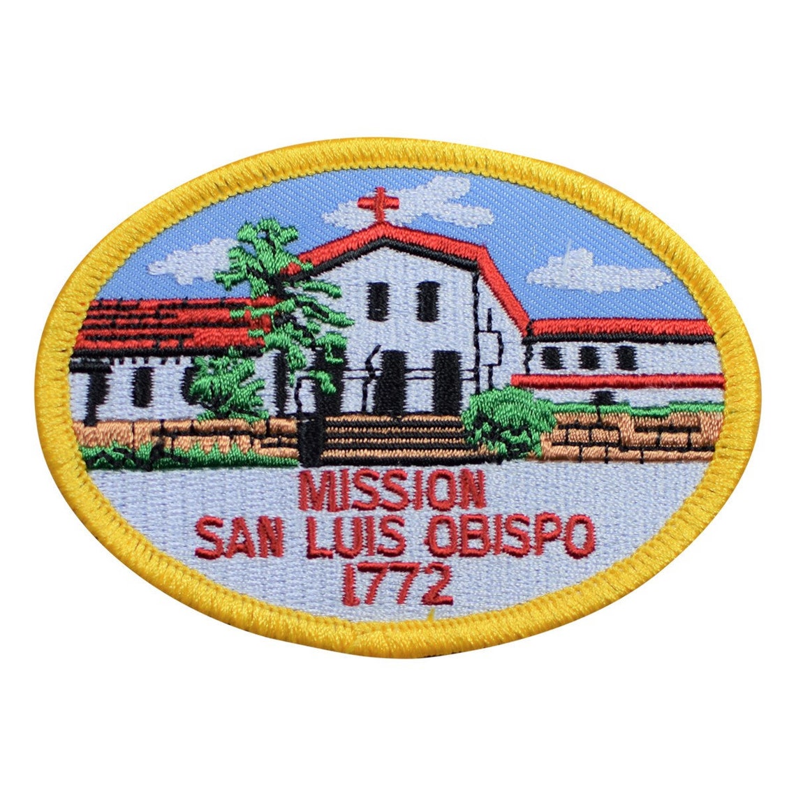 Mission San Luis Obispo Patch SLO California Catholicism - Etsy