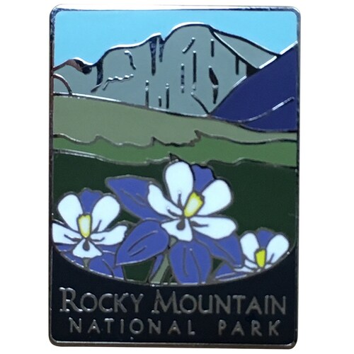 Rocky Mountain National Park Pin Colorado Souvenir Official - Etsy