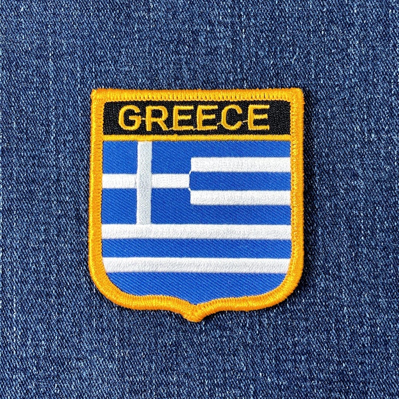 Greek Flag Patch - Etsy