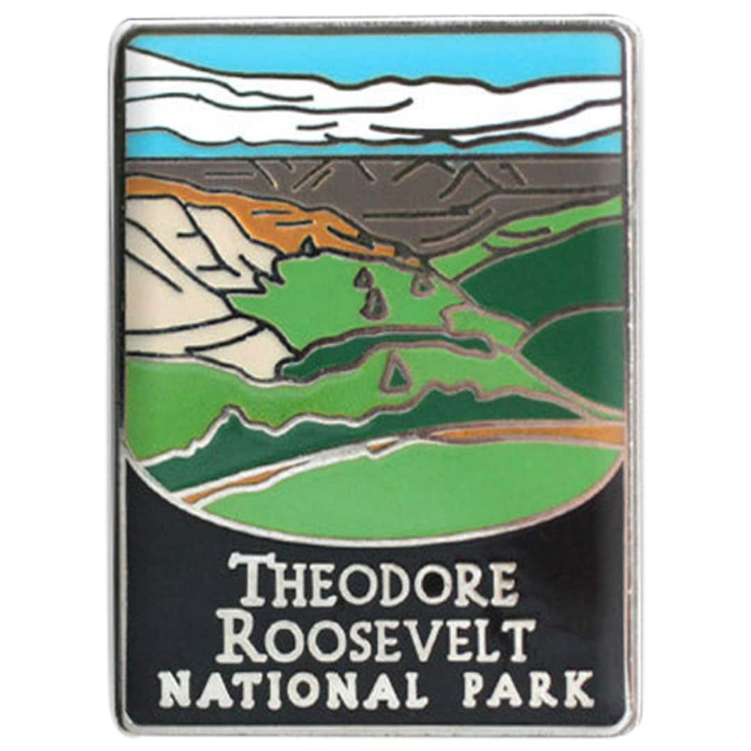 Theodore Roosevelt National Park Pin - North Dakota, Official Traveler ...
