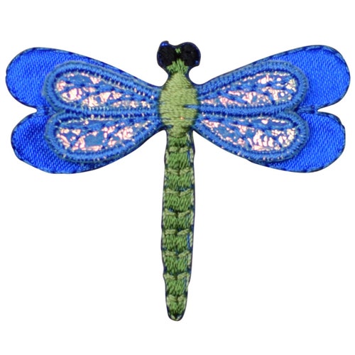 Dragonfly Applique Patch Brown Insect Bug Badge 3.25 - Etsy
