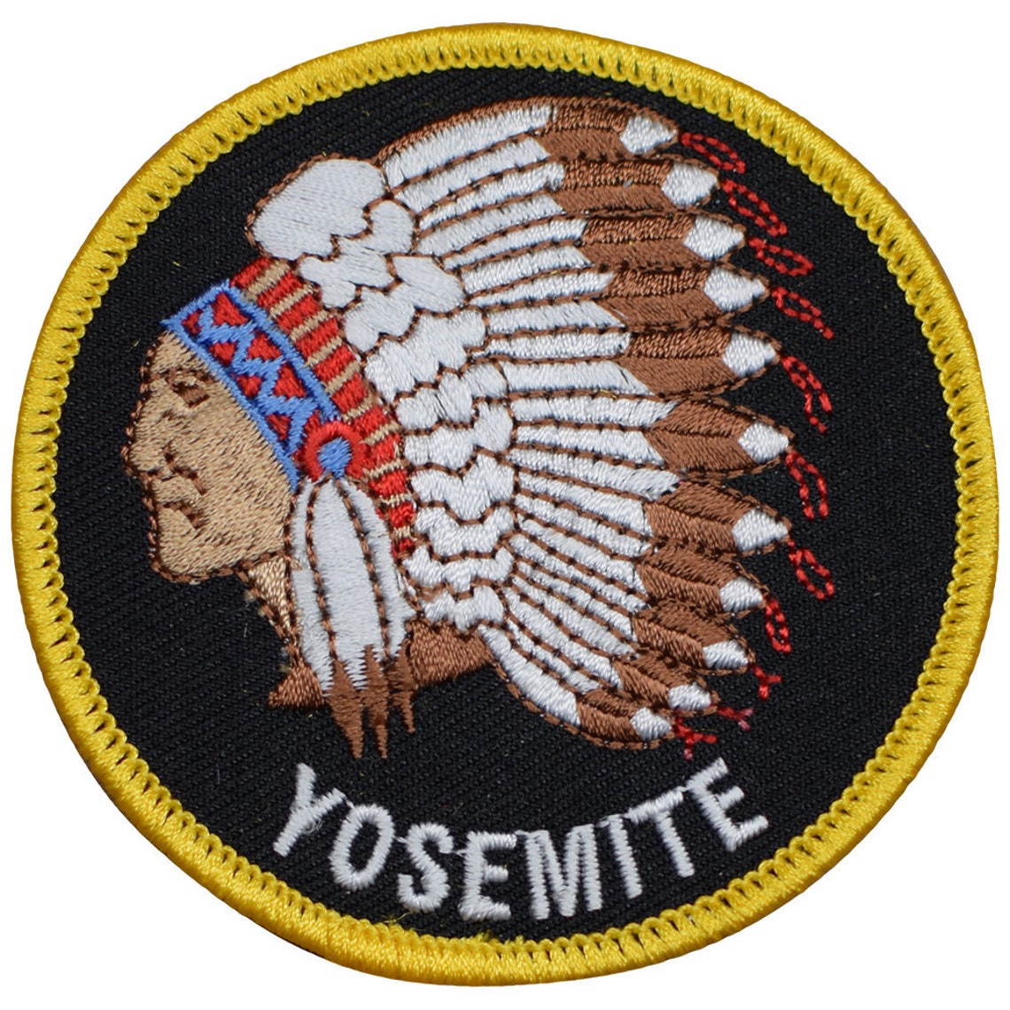 Yosemite National Park Patch Native American Headdress - Etsy