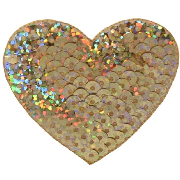 Sequin Heart - Etsy
