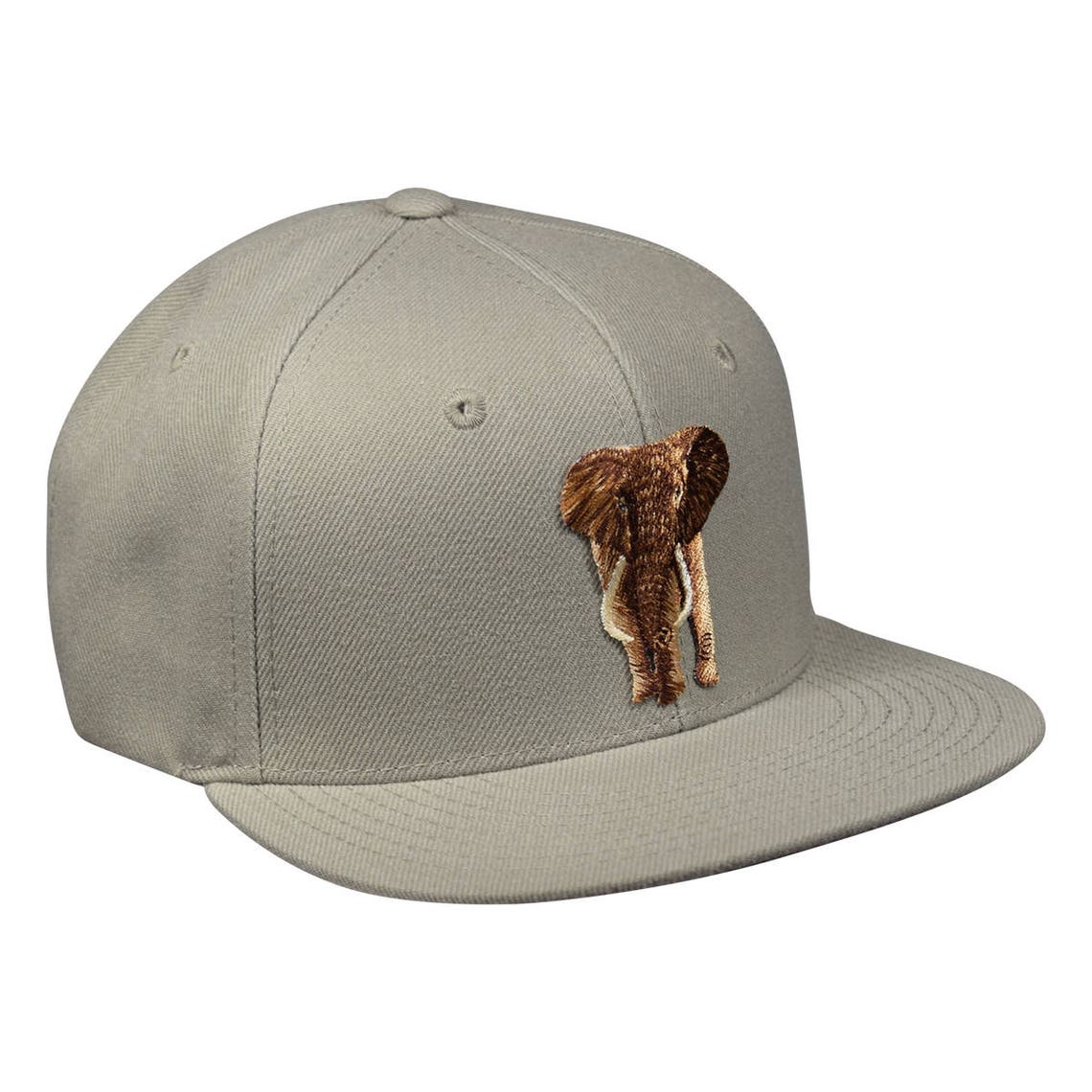 Brown Elephant Hat Gray Snapback Animal Cap - Etsy Canada