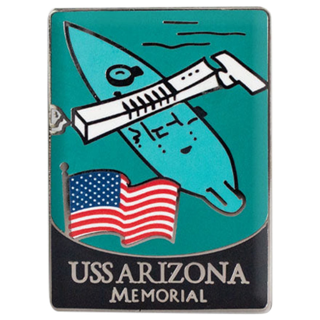 USS Arizona Memorial Pin - US Navy, Pearl Harbor, Hawaii, Traveler ...