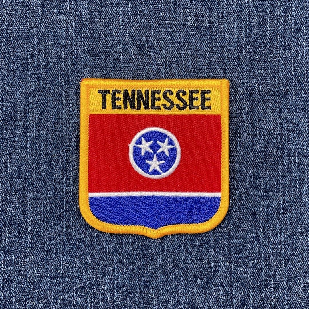 Tennessee Patch - Embroidered Flag Shield Badge 2.75" (iron On) - Etsy