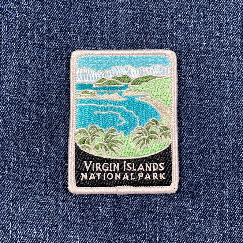 Virgin Islands National Park Patch Embroidered Caribbean Hiking ...