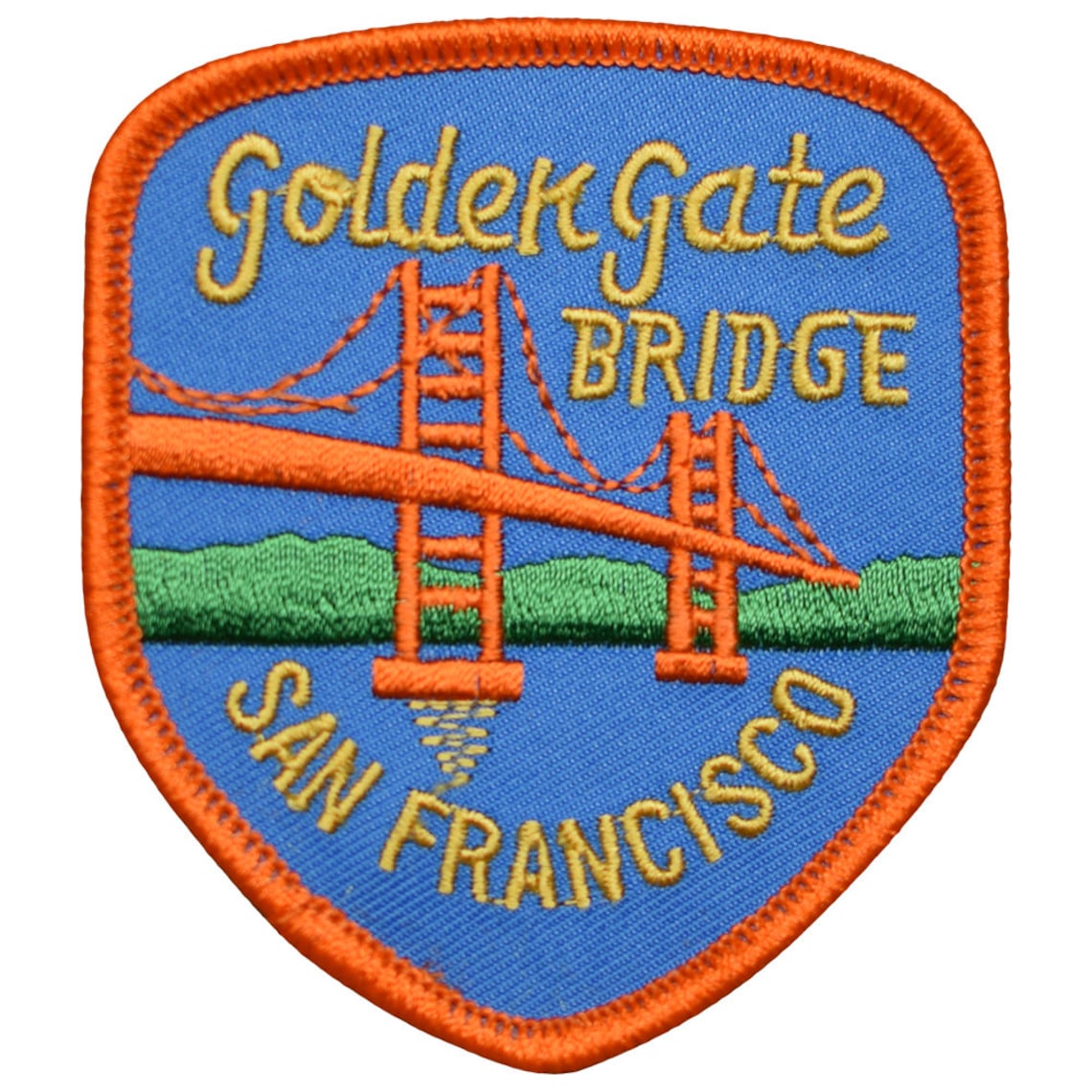 San Francisco Patch - Embroidered Golden Gate Bridge California Badge 3 ...