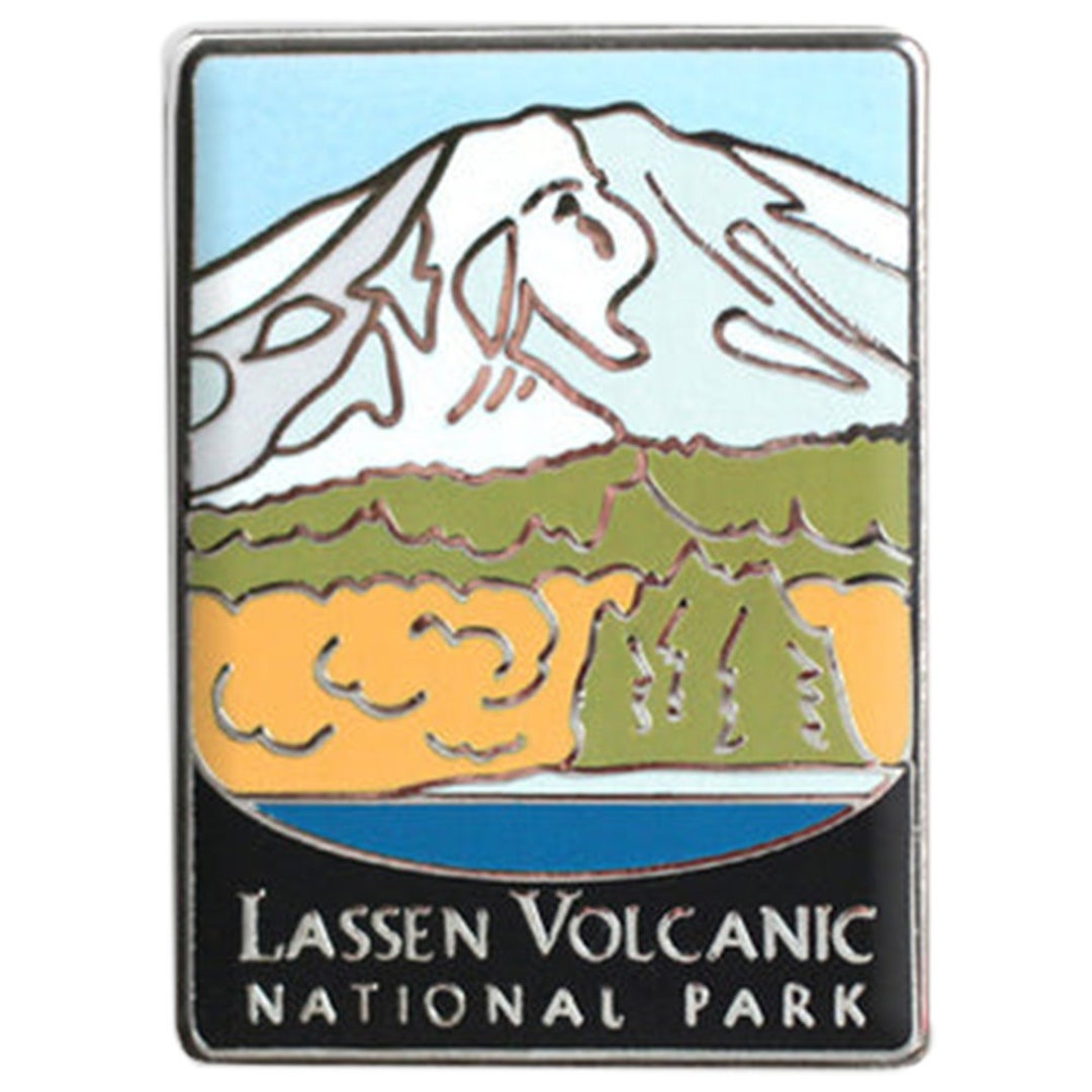 Lassen Volcanic National Park Pin - Cascade Range, California, Traveler ...