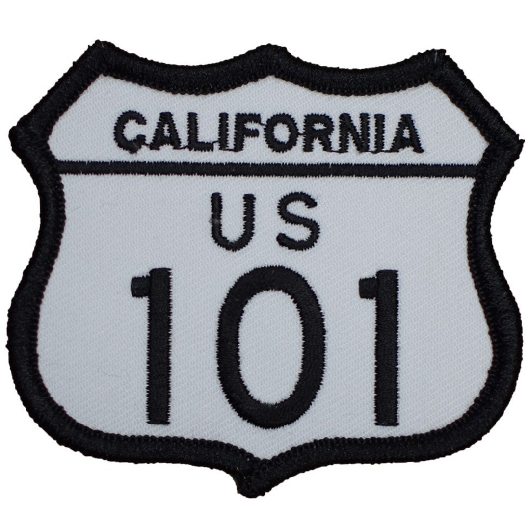 California Patch - Highway 101, CA Hwy US 101 Badge 2-7/8" (iron On) - Etsy