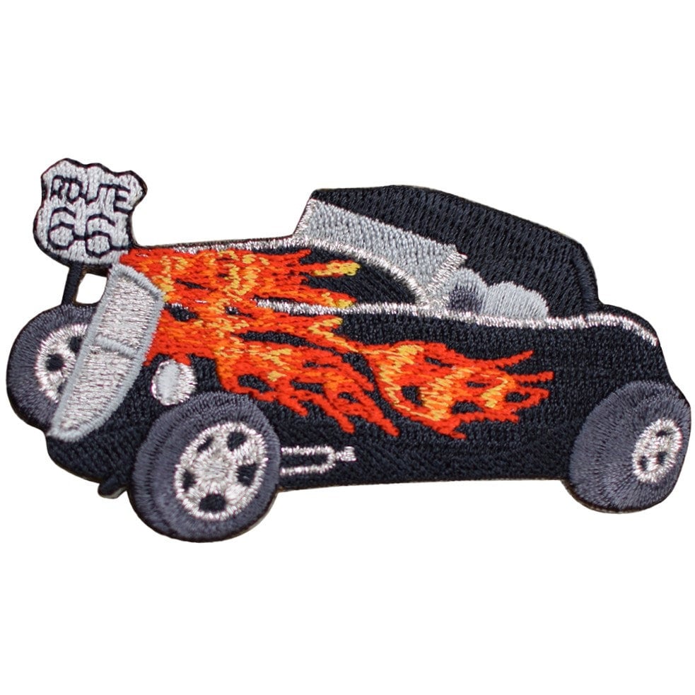 Hot Rod Applique Patch Ford Hi-boy Classic Car Route 66 - Etsy