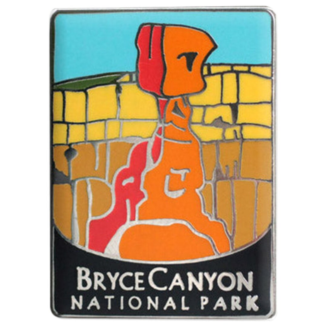 Bryce Canyon National Park Enamel Lapel Pin - Utah Hoodoo Hiking Gift ...