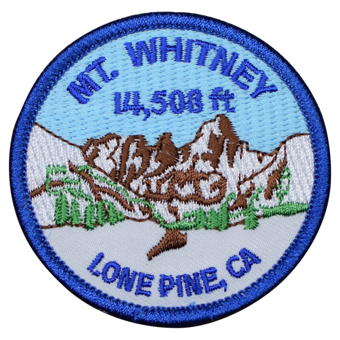 Mount Whitney Patch - Embroidered Lone Pine California Hiking Badge 2.5 ...
