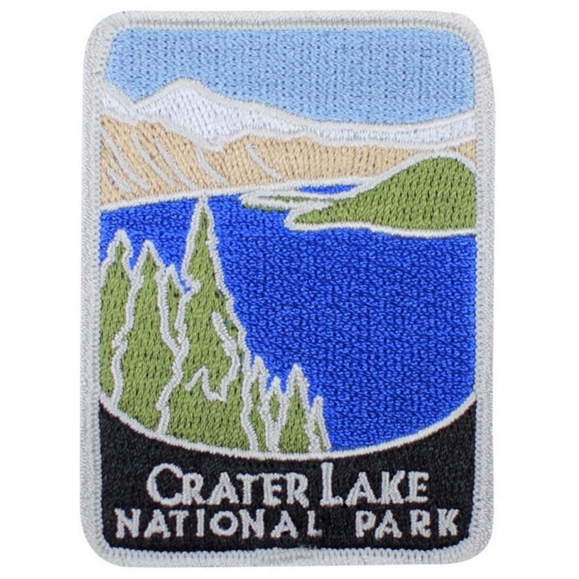 Crater Lake National Park Patch - Embroidered Oregon Badge 2-7/8" (iron ...