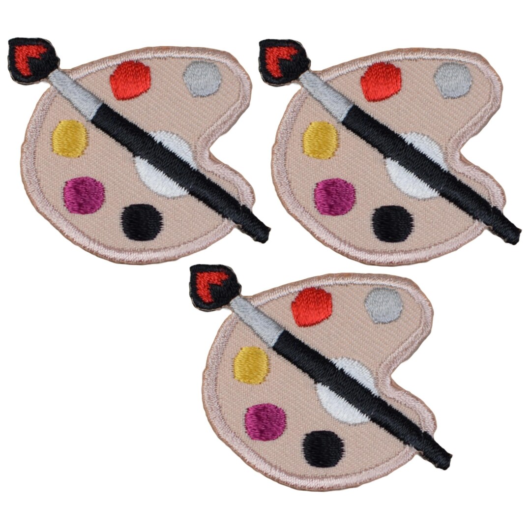 Small Painter's Palette Applique Patch - Artist Art Painting Fine Arts ...