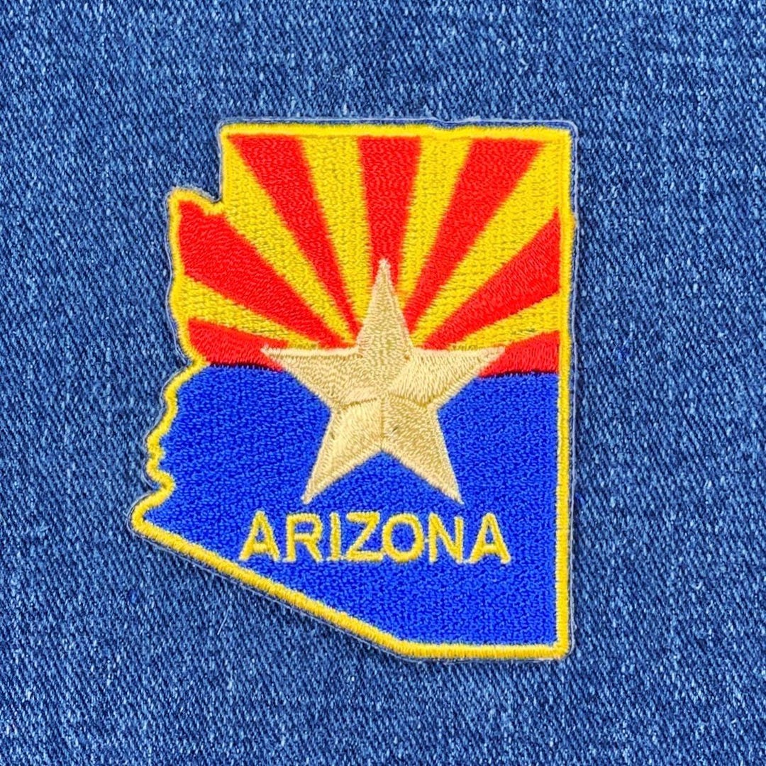 Arizona Patch - AZ Badge, Copper Star 2-7/16" (iron On) - Etsy