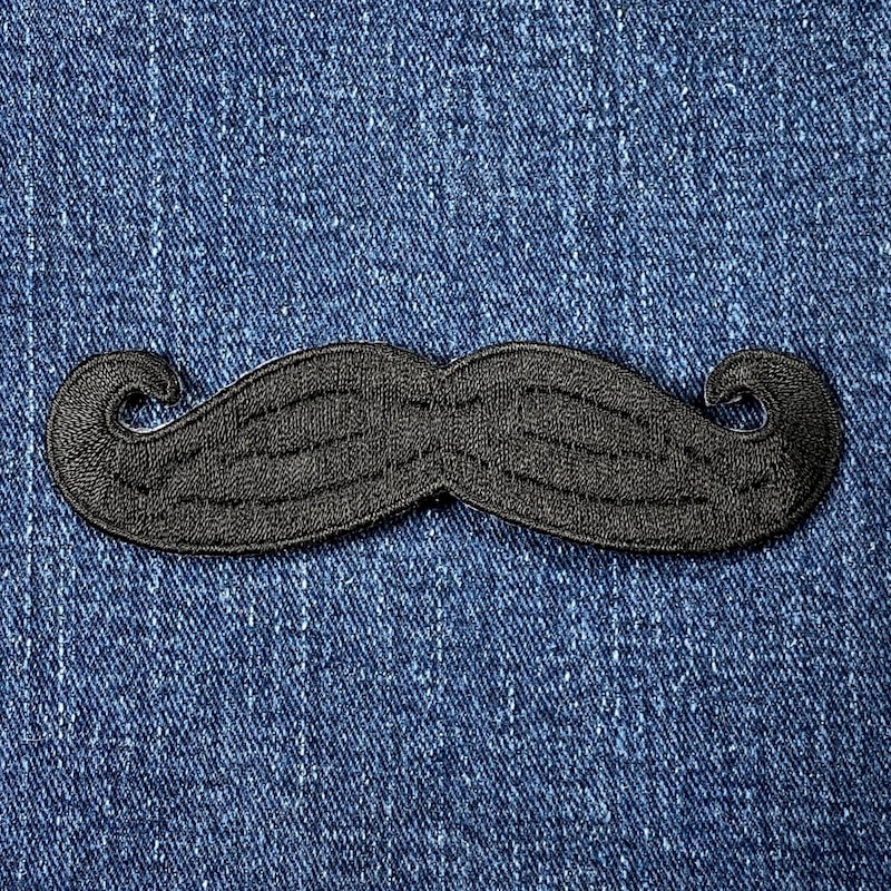 Mustache Iron On - Etsy
