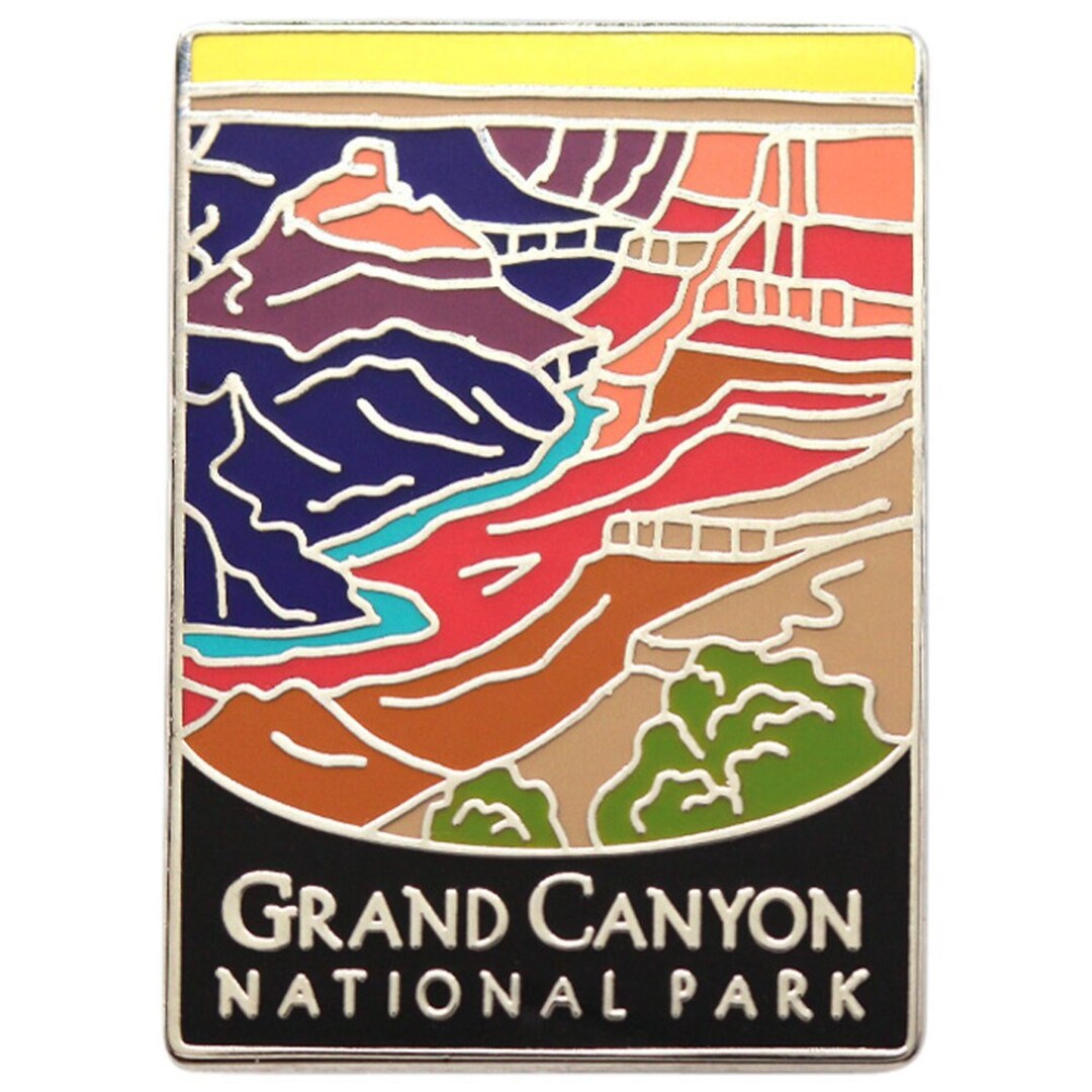Grand Canyon National Park Pin - Colorado River, Arizona, Traveler ...