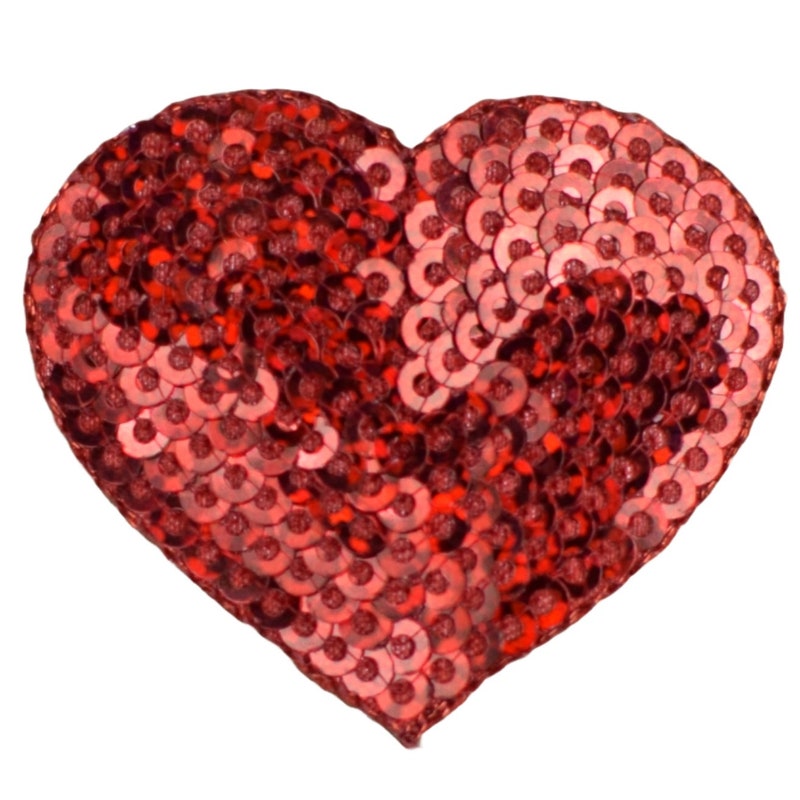 Sequin Heart - Etsy