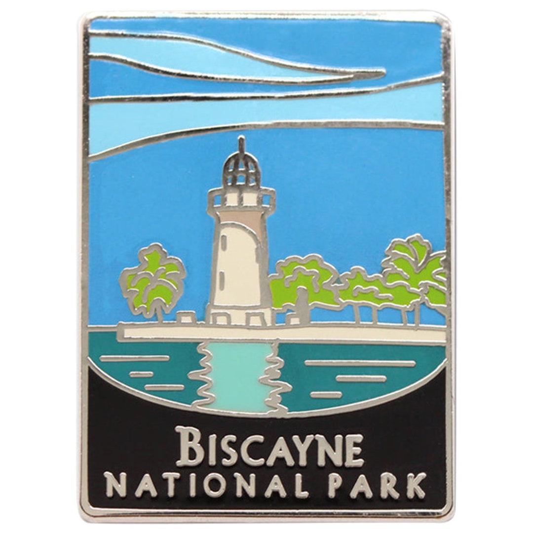 Biscayne National Park Enamel Lapel Pin - Florida Boca Chita Lighthouse ...