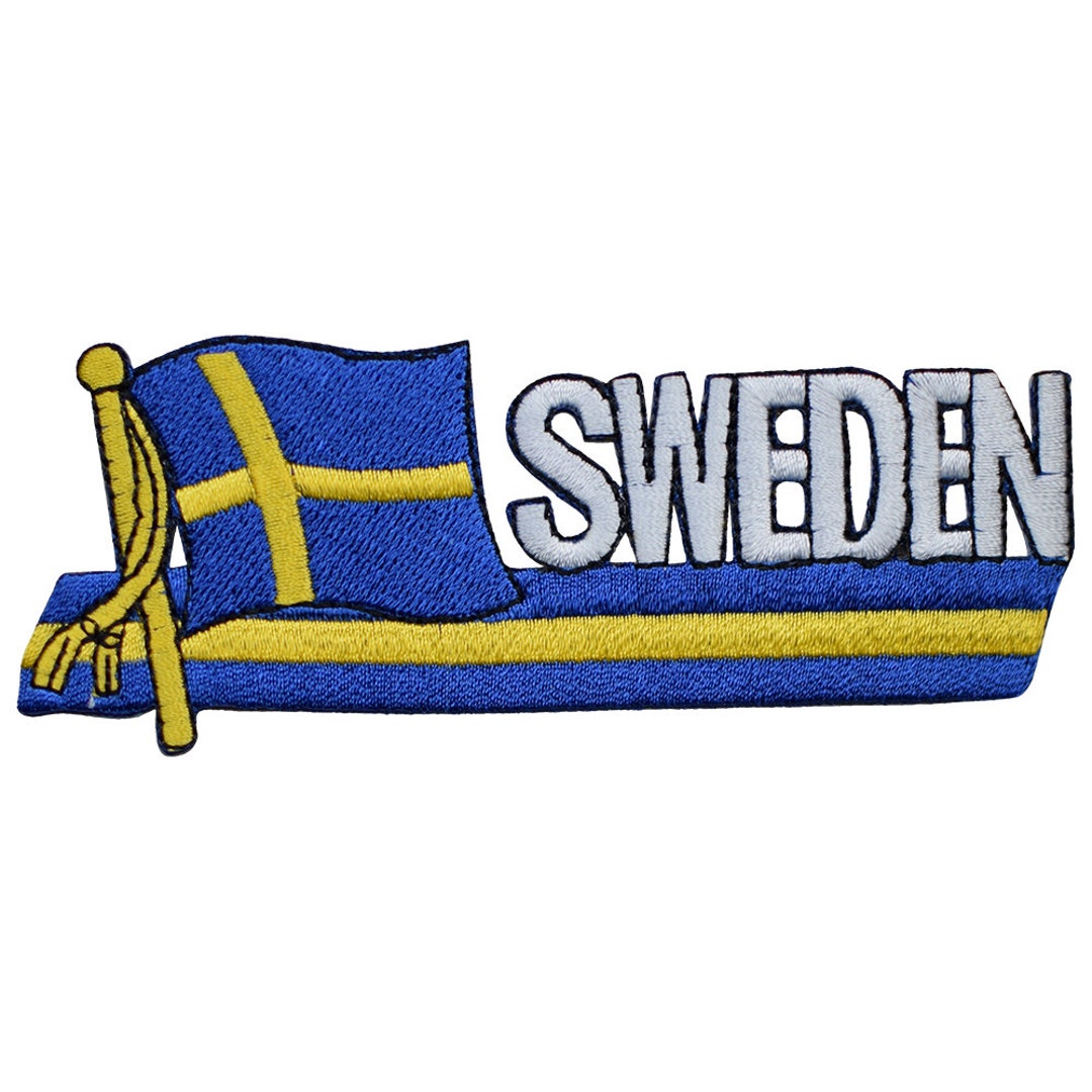 Sweden Patch - Stockholm, Fennoscandia, Baltic Sea, Scandinavia 4-7/8 ...