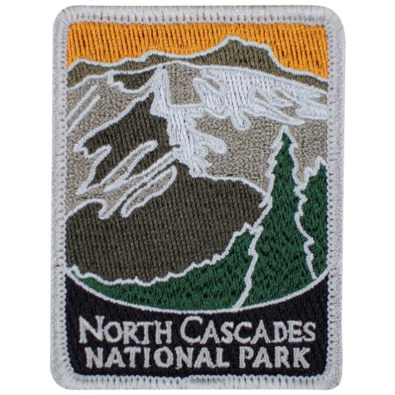 North Cascades National Park Patch - Whatcom, Skagit, Washington 3" (iron On) - Etsy