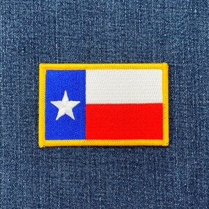 Texas Flag Patch - Houston San Antonio Dallas Fort Worth Embroidered ...