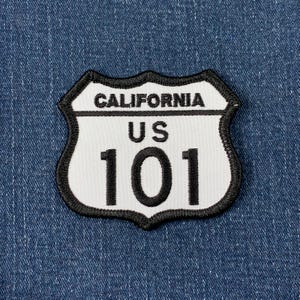 California Patch - Highway 101, CA Hwy US 101 Badge 2-7/8" (iron On) - Etsy