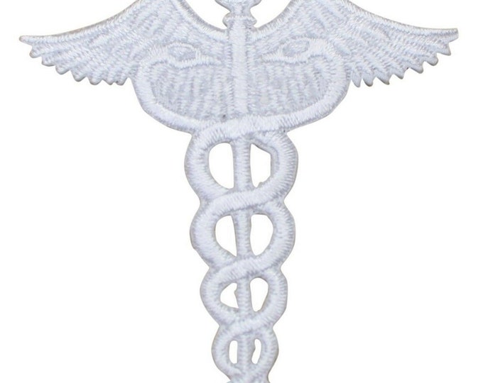 Caduceus Applique Patch Doctor Nurse EMT Paramedic - Etsy