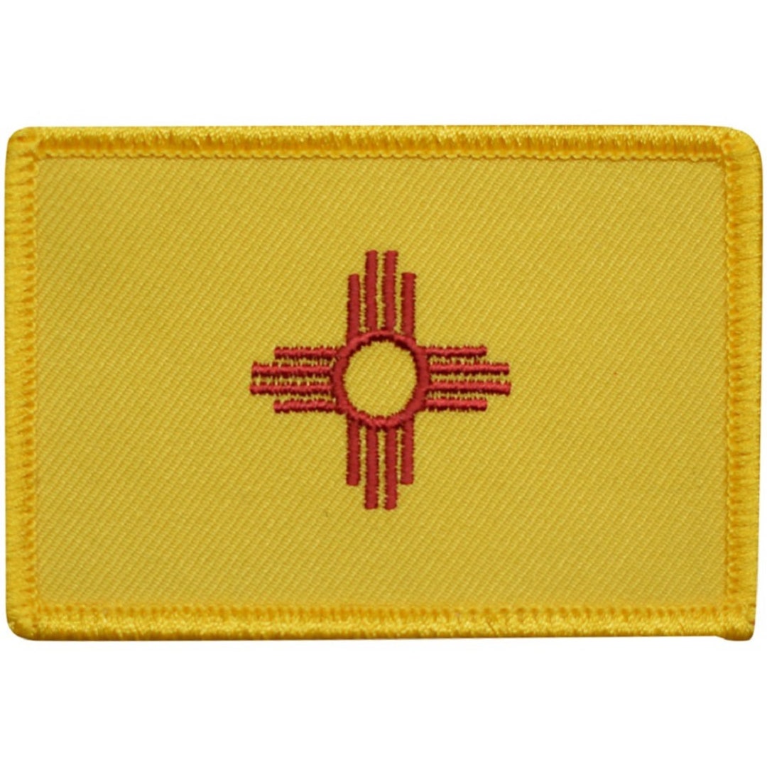 New Mexico Patch - State Flag, Santa Fe, Albuquerque 3.25" (iron On) - Etsy
