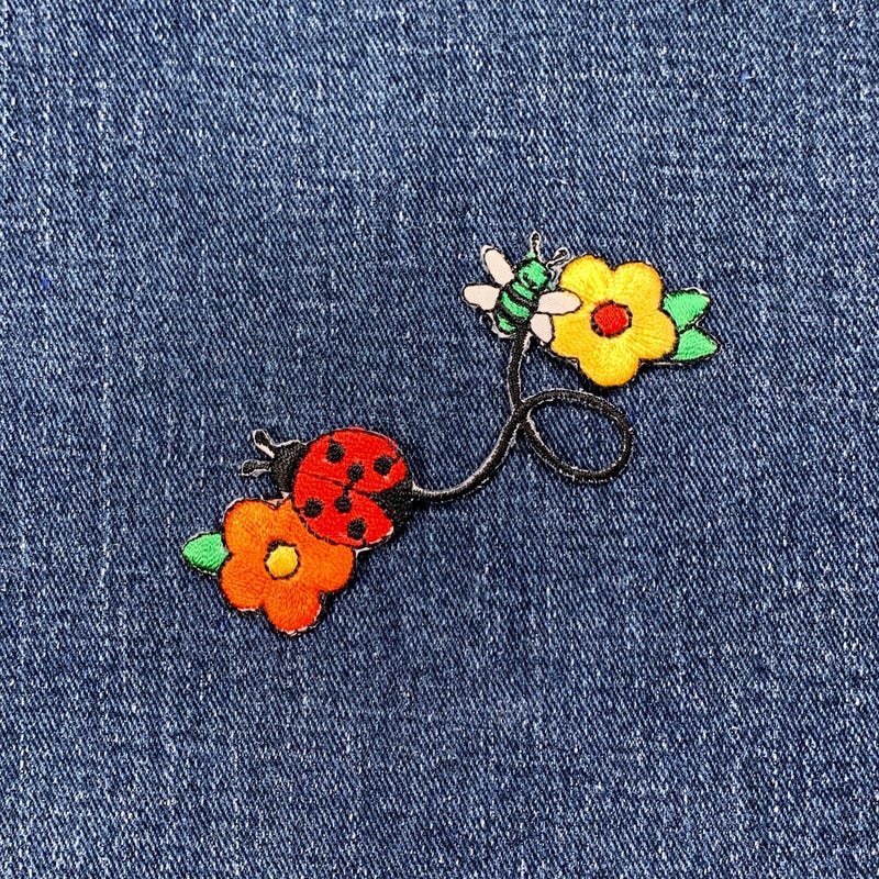 Lady Bugs and Flowers Quilt - Etsy