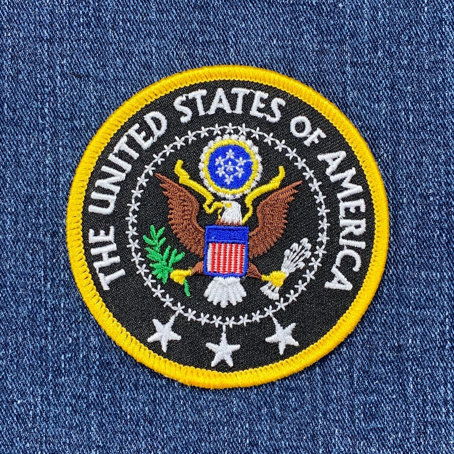 Presidential Seal Patch: USA POTUS Badge - Iron on Applique (3 Inch) - Etsy