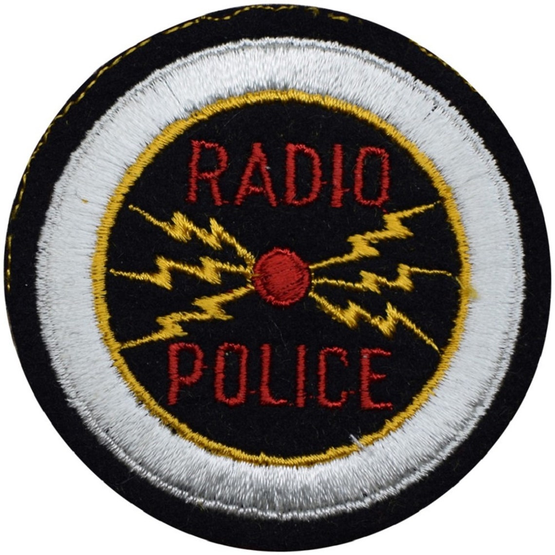 Vintage Radio Police Patch Terrestrial Pirating Law - Etsy