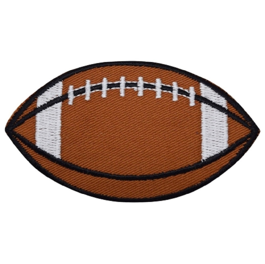 Football Applique Patch Sports Badge 3.5 iron On - Etsy
