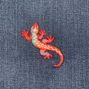 Lizard Applique Patch - Southwest, Reptile Badge 3" (iron On) - Etsy