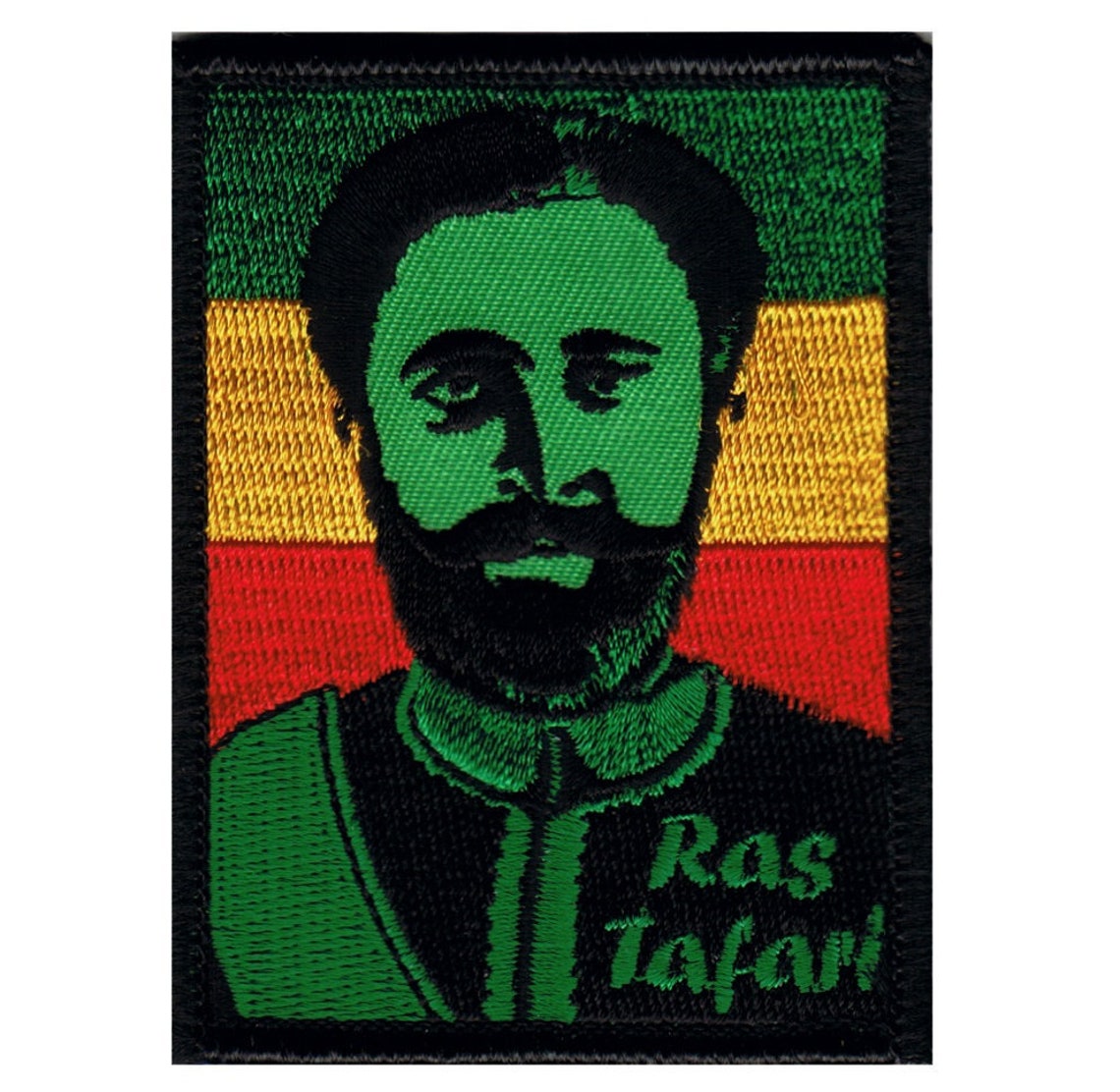 Ras Tafari Patch - Haile Selassie I, Rastafari, Ethiopia, Emporer 3 ...