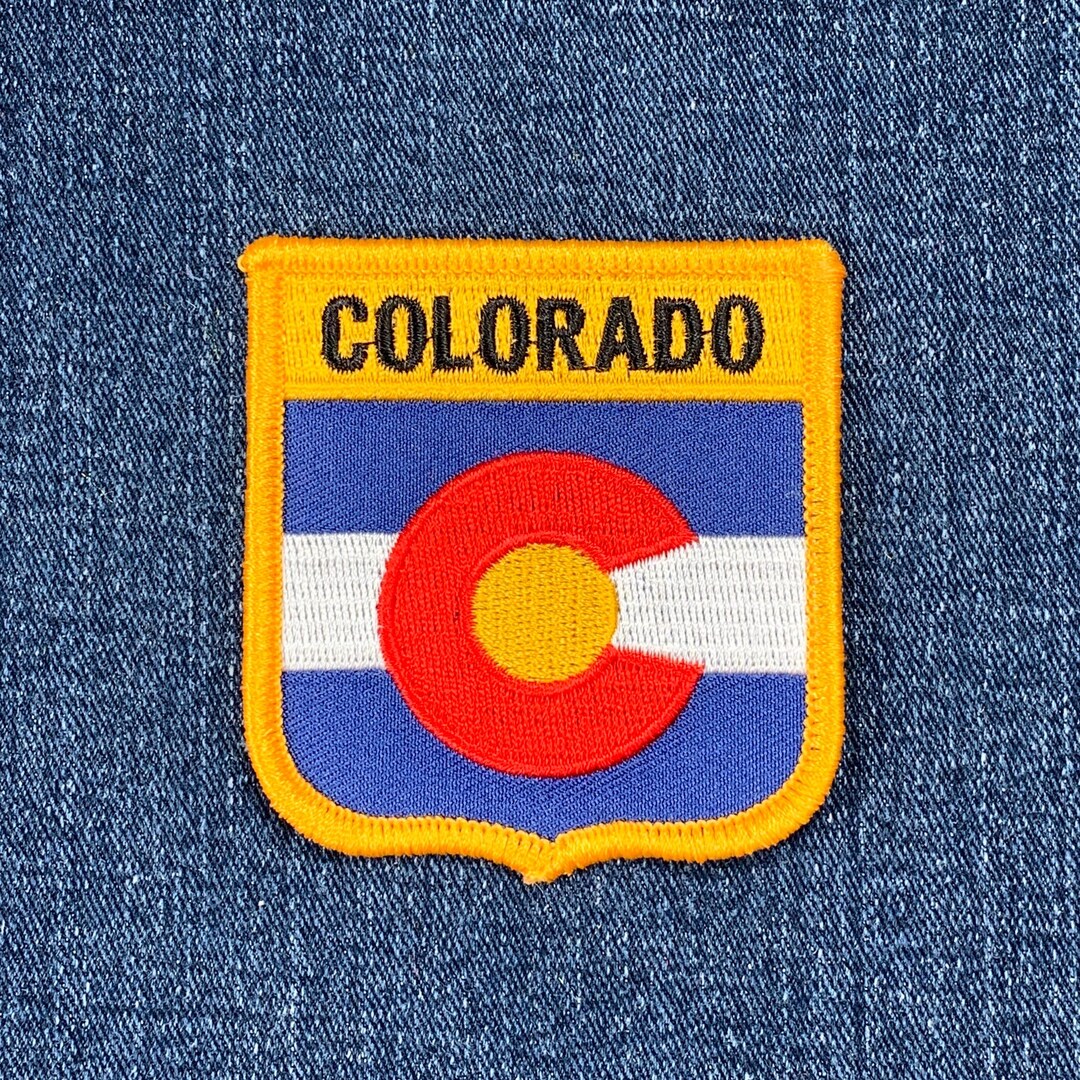Colorado Patch - State Flag Shield Embroidered Badge 2.75" (iron On) - Etsy