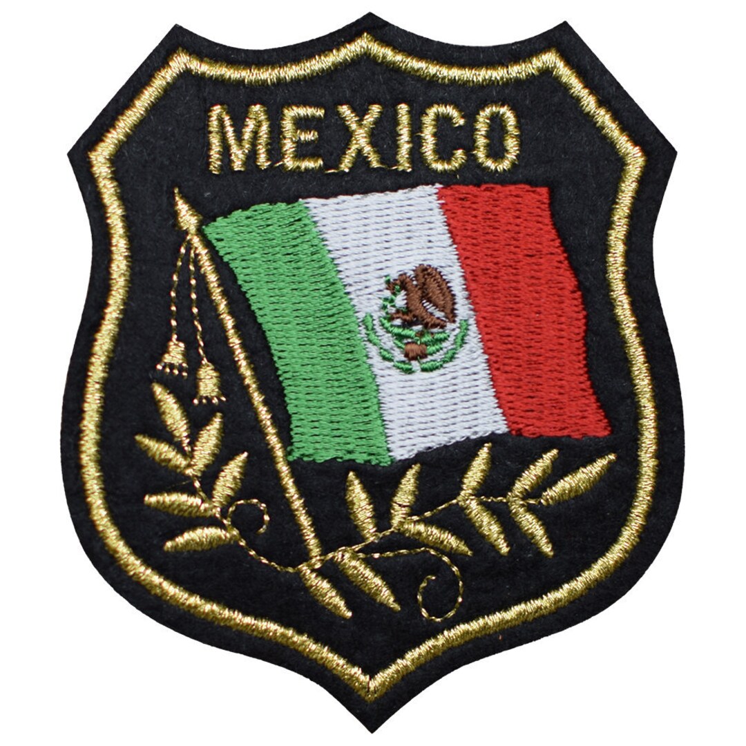 Mexico Patch - Gulf of Mexico, Baja California, Caribbean 3.25" (iron ...