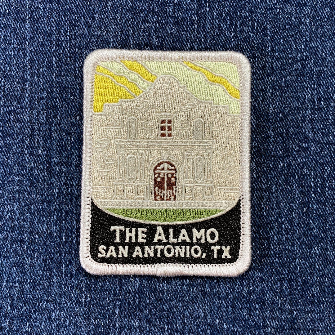 The Alamo Patch - Embroidered San Antonio Texas Mission Badge 2-7/8 ...