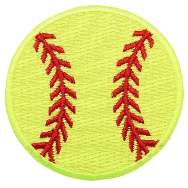 Softball Applique - Etsy