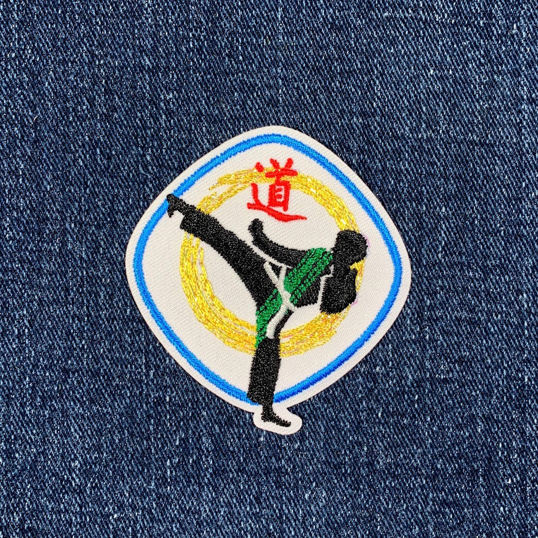 Martial Arts Patch - Embroidered Karate Judo Taekwondo Kung Fu Badge 2 ...