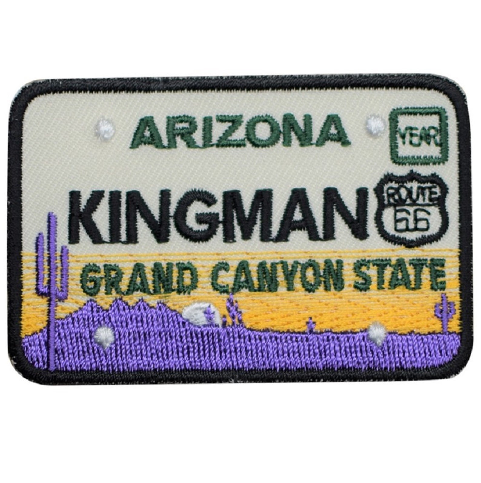 Kingman Arizona Patch Route 66 License Plate Grand Canyon | Etsy