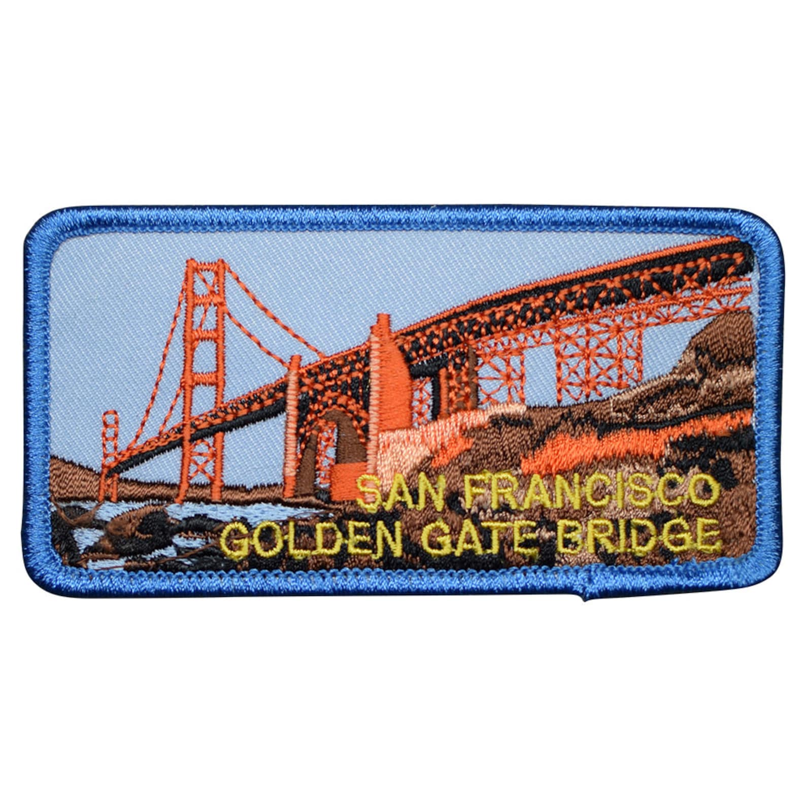 San Francisco Patch Golden Gate Bridge California Badge | Etsy