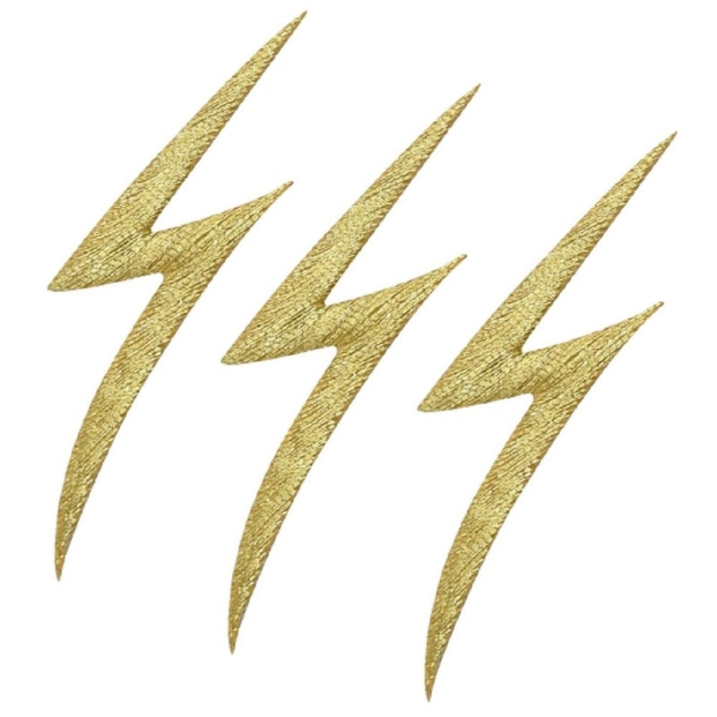 Lightning Bolt Patch - Etsy